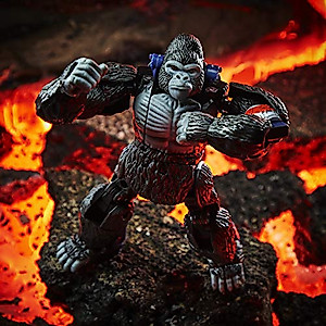 Transformers Toys Generations War for Cybertron: Kingdom Voyager WFC-K8 Optimus Primal Action Figure - Kids Ages 8 and Up, 7-inch