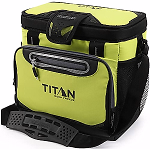 Arctic Zone Titan Deep Freeze Cooler - 16 Can Zipperless Hardbody Cooler - Deep Freeze Insulation, HardBody Liner, and SmartShelf