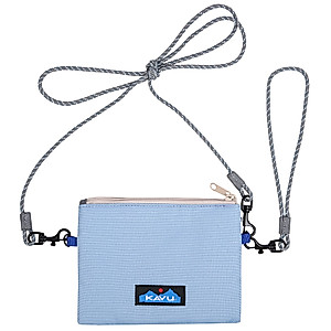 KAVU Renrose Crossbody Wallet with Rope Strap-Wild River