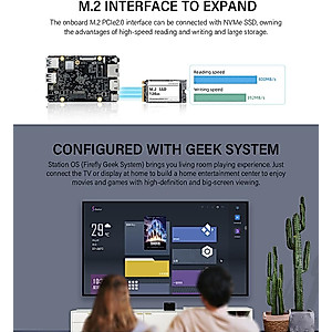 Firefly ROC-RK3566-PC Rockchip RK3566 4GB RAM Single Board Computer Support Caffe/TensorFlow and Geek System