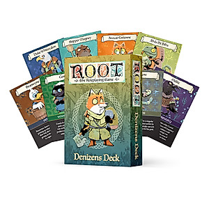 Magpie Games Denizens Deck - Root: The Roleplaying Game Expansion, 55 Cards, NPC Characters with Stats, Traits, and Full-Color Original Art by Kyle Ferrin, Fantasy Adventure RPG