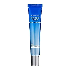 Dr. Brandt Pores No More Luminizer Primer - Blurs The Appearance of Pores and Imperfections - For a Glowing, Flawless Complexion - 1 fl oz / 30 ml