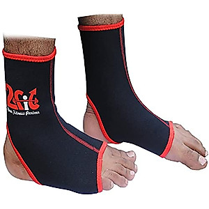 2Fit Elasticated Neoprene Ankle Foot Brace Support Pain Injury Relief Leg & Foot (S/M)