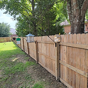 Juegoal Heavy Duty Deck Hook, 25 Inch to 36 Inch Wall Mounted Extended Reach Deck Hook Wall Pole Plant Bracket for Hanging Bird Feeder, Plants, Suet Baskets, Lanterns, Wind Chimes