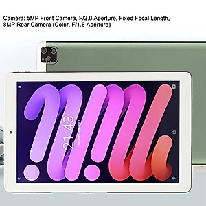 Pomya Tablet, 10 Inch IPS HD Screen Tablet for Android 11, 4GB RAM 256GB ROM PC Tablet Supports 3G Network, Octa Core CPU 6000mAh WiFi Tablet for Daily Life