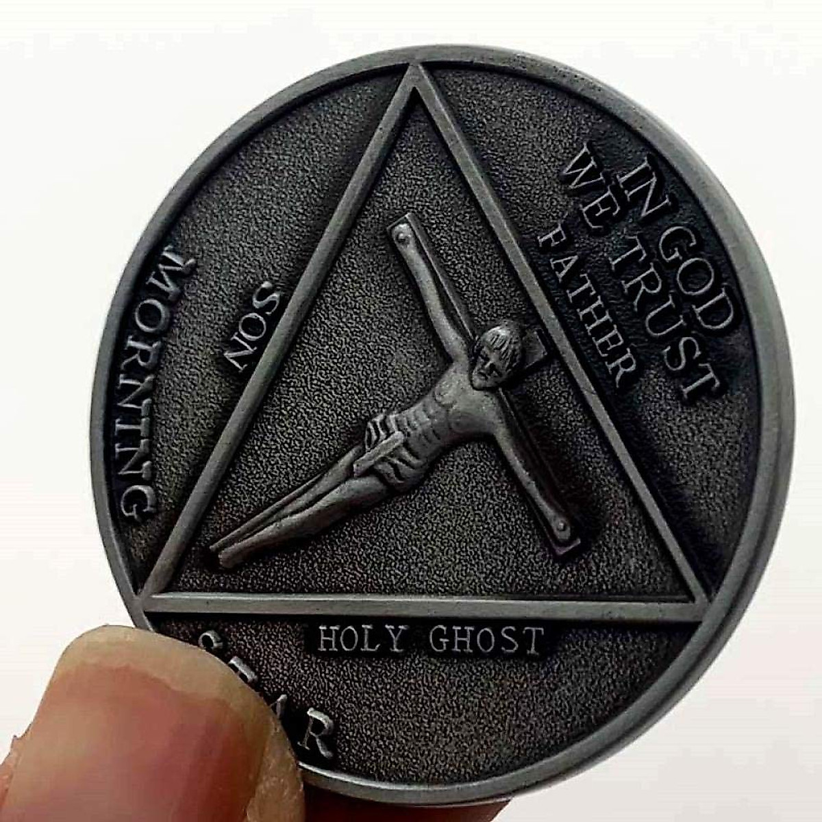 Coin Collection Commemorative Coin Pentagram Devil Star Sheep Zinc Alloy Nickel Silver Coin Collection Coin Embossed 38mm Faith Commemorative Coin