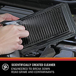K&N Air Filter Cleaning Kit: Aerosol Filter Cleaner and Oil Kit; Restores Engine Air Filter Performance; Service Kit-99-5000, Multi