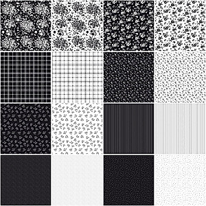 Dani Mogstad Black Tie 10" Stacker 42 10-inch Squares Layer Cake Riley Blake Designs 10-13750-42