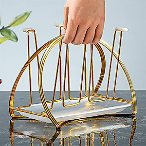 XWOZYDR Glass Water Cup Rack Spin Automatically Drainboard Drying Drainer Mug Holder Stand Home Kitchen Storage Organizer