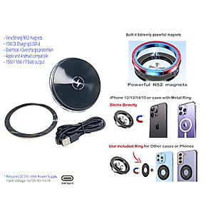 Phone holder compatible with Porsche 911 Carrera 992 Dashboard center console - Stick on with EASY release - to hold iPhone, Samsung Galaxy,