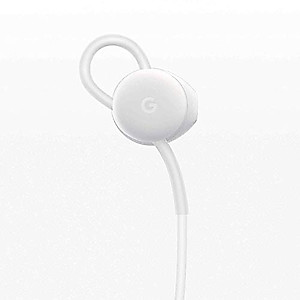 Google USB-C Wired Digital Earbud Headset for Pixel Phones - White