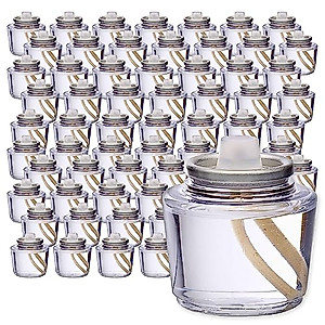 Hollowick - HD15 15 Hour Disposable Liquid Candle Not for Home Consumer Use (96/case),Clear