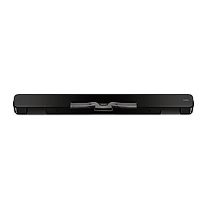 Sony S100F 2.0ch Soundbar with Bass Reflex Speaker, Integrated Tweeter and Bluetooth, (HTS100F), easy setup, compact, home office use with clear sound black