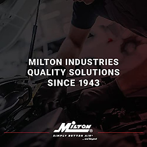 Milton S-684-4 1/4" MNPT Male Tank Valve, includes Protective Caps (Pack of 2)