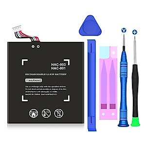 HAC-003 Battery, Upgraded 4800mAh Replacement Battery for Nintendo Switch 2017 Game Console HAC-001 HAC-A-BPHAT-C0 HAC-S-JP Internal Battery
