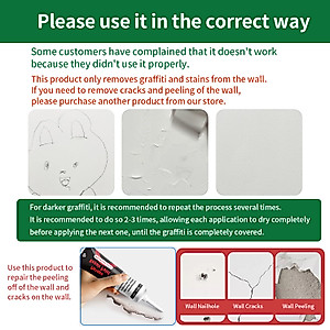 AUOMLVH Portable Wall Paint Tool,Large Roller Brush Wall Repair Tool,Wall Repair Kit,Wall Roller Paint BrushSuitable for Repairing The Wall with Latex Paint,Water-Based(500g,White)