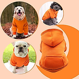 Sweaters for Dogs with Pocket Puppy Hoodie Fleece Dogs Clothes Sweater Dog - Fall Boy for Small Warm Medium Girl Winter Pet Clothes Girl Dog Sweaters for Extra Large Dogs