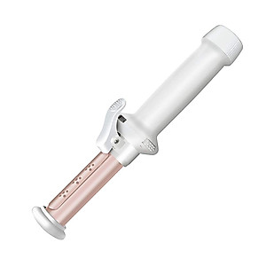 Mini Cordless Curling Iron,30W 2 in 1 USB Rechargeable Ceramic Hair Curling Wand Travel Hair Straightener Curler for Hair Styling, Wet and Dry Use (white)
