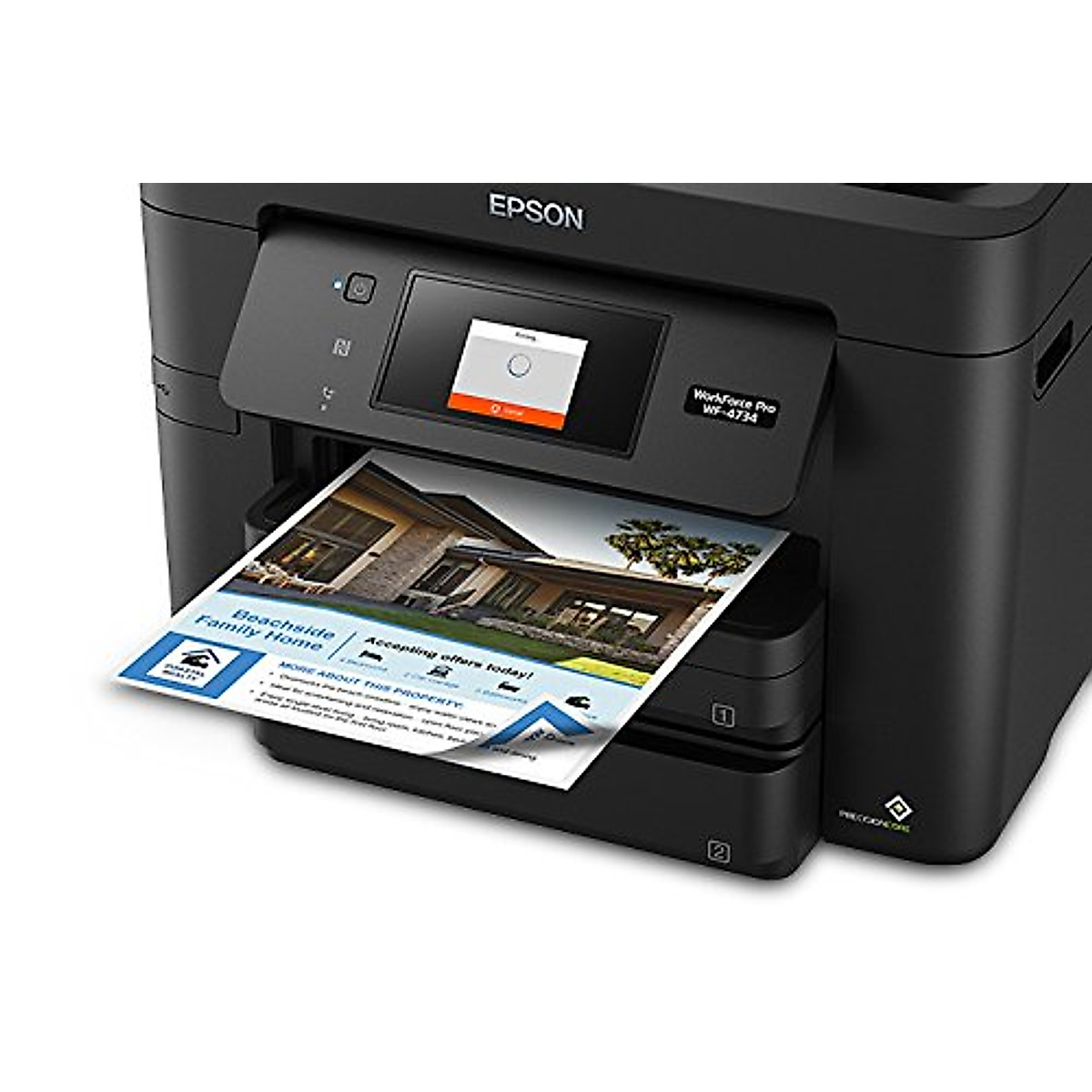 Epson WorkForce Pro WF-4734 All-in-One Printer:4-in-1 with Wi-Fi: Print/Copy/Scan/Fax