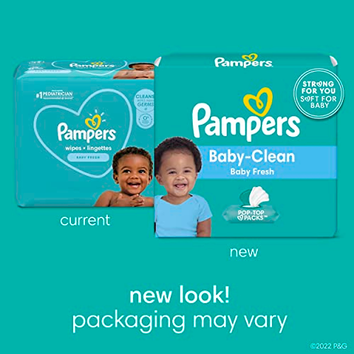 Baby Wipes, Pampers Baby Fresh Scented Baby Diaper Wipes 10X Pop-Top Packs, 800 Total Wipes (Packaging May Vary)
