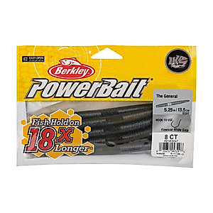 Berkley PowerBait® The General Fishing Bait, Goat, 5 1/4in | 13cm, Soft Stick Bait with Irresistible Flavor, Eye-Popping Colors, Classic Stick Bait Action, Deadly Bass Bait