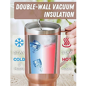 Onebttl Queen of the Camper Tumbler RV Gifts for Women, Coffee Mug for Campers, RV Enthusiasts, Motorhome Owners, Stainless Steel Insulated 1180ml/40oz