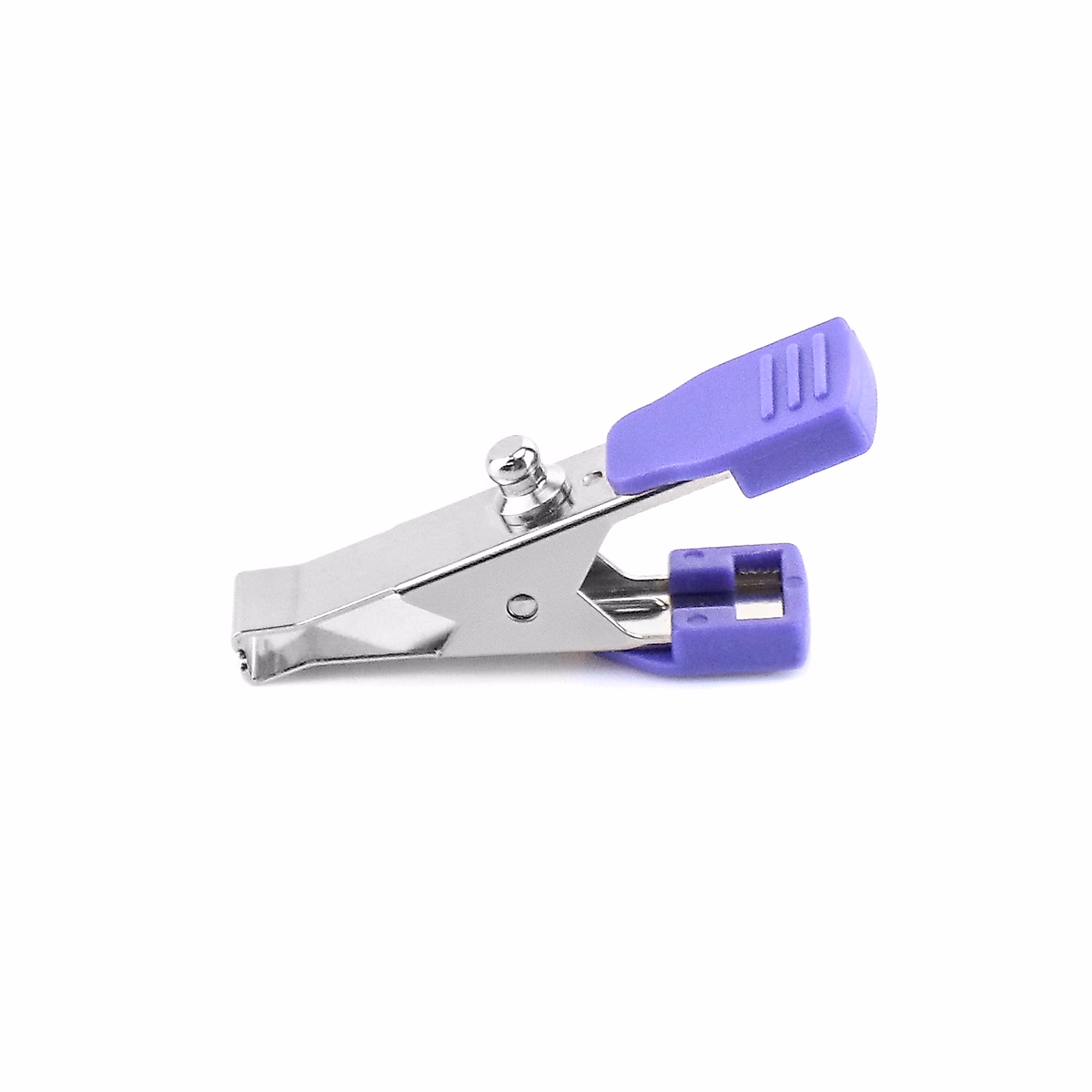 QWORK Veterinary Electrode Clip, 5 Pack Universal Accurate EKG/ECG Limb Clip Multi-Function Clamp Adapters for Electrode Resting Tabs, Snap Pinch Needle Banana