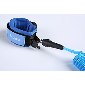 DOYOMODA Child Anti Lost Safety Wrist Link Kids Harness Leash Strap Rope Double PU (Green, 2.0m)