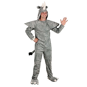 Fun Costumes Rhinoceros Adult X-Large Gray