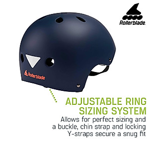 Rollerblade Kids RB JR Helmet, Midnight Blue Medium