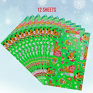 Scooby-Doo Rappy Rolidays Wrapping Paper - 12 Sheets - 20" x 30" - Festive Holiday Gift Wrap by Silver Buffalo