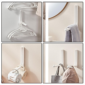 Generic Retractable Clothes Drying Rack - Wall Mounted Drying Rack | Non-Slip Clothes Hanger | Clothes Drying Rack | Folding Indoor and Outdoor Folding Drying Rack Clothing | Retractable Dryer Rack