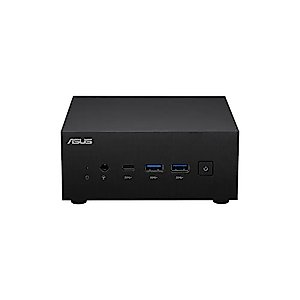 ASUS ExpertCenter PN52 Mini PC Barebone with AMD 8-Core R7-5800H, Quad-4K displays, 7 x USB, up to 64GB DDR4 RAM, Triple Storage Design, WiFi 6E, Bluetooth, USB-C with VESA Mount,Black