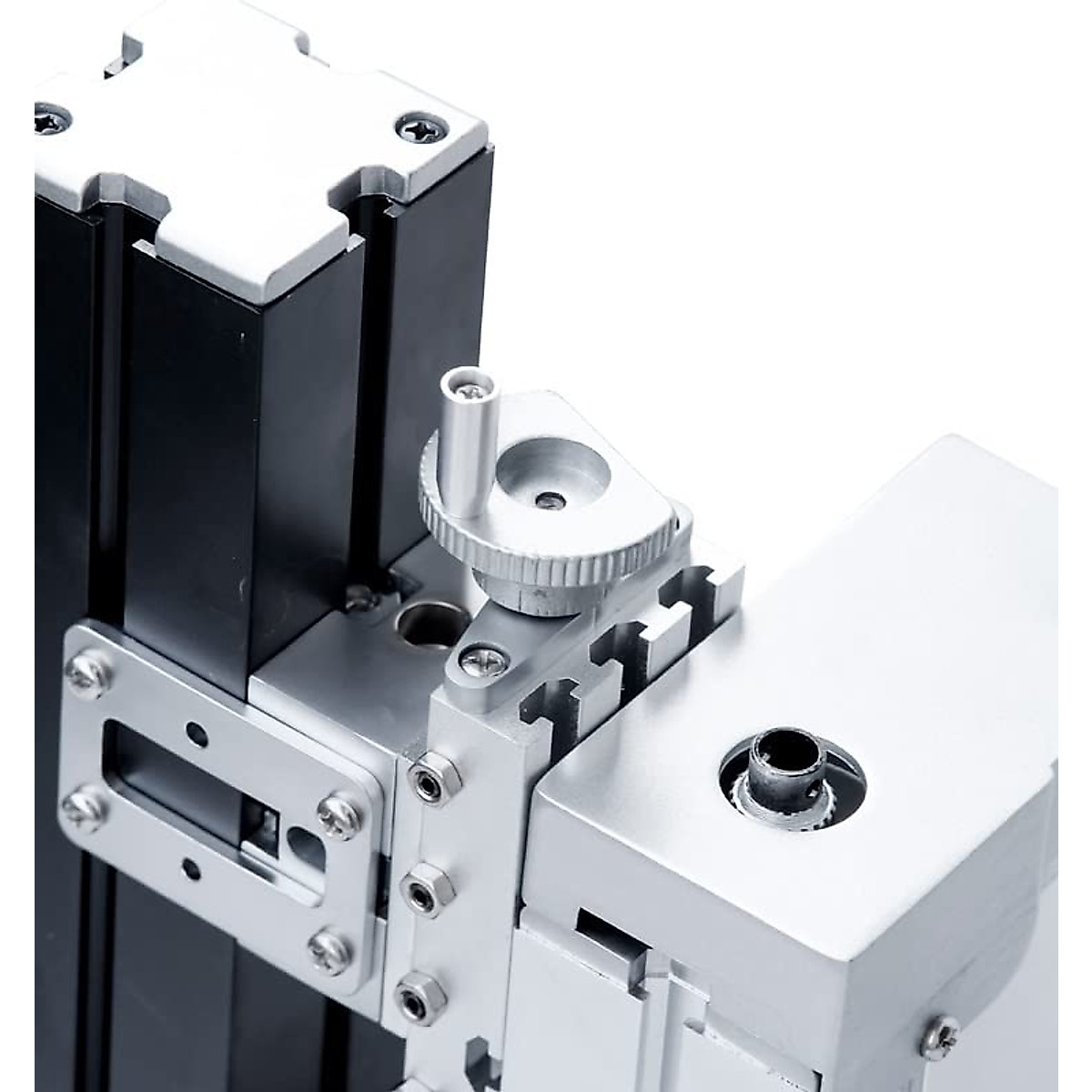 UTEYEEW 36W Mini Electroplated Metal Milling Machine, Didactical Hobbyist Woodworking Craft Miniature Wood Lathe Machine Miniature Miller 20000r/min