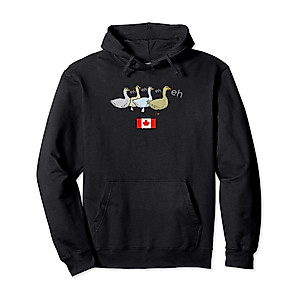 Canadian Geese Eh Hoodie Canada Flag