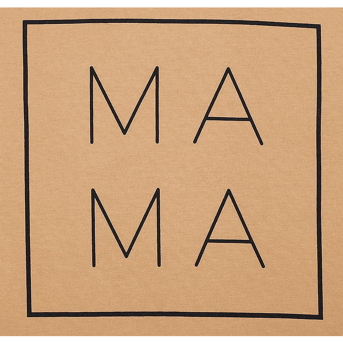 EGELEXY Mama Sweatshirt Women Funny Letter Print Mom Life Blouse Tops Casual Long Sleeve Pullover Tees (Apricot, Large)