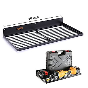 HFEHSKJ Drill Holder Wall Mount, Electric Drill Storage Rack Metal Garage Parts Tool Holder, Cordless Drill Storage, Power Tool Organizer