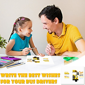 R HORSE 3Pcs School Bus Driver Gift Funny Cookie Bag Silicone Spatula Set with Greeting Card Thank You Bus Driver Present Potholder Heat Resistant Oven Mitt Bus Driver Retirement Teacher Day Gift