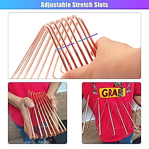 Adjustable Seven-Slot Golden Bookends, Metal Triangular Book Magazine Organizer, Vinyl Record Holder, Office, Desk Decoration