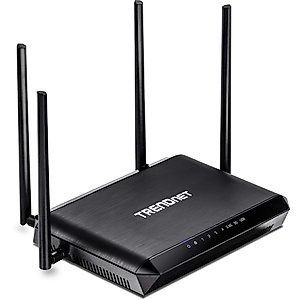 TRENDnet AC2600 MU-MIMO, Wireless Gigabit Router, Equipped with Beamforming Antennas ideal for extreme 4K streaming and Lag Free gaming, TEW-827DRU (Renewed)
