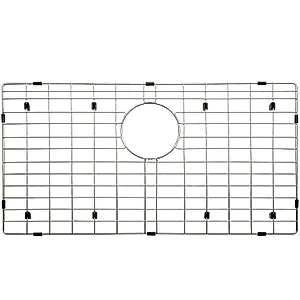 Serene Valley 27-9/16" x 14-9/16" Sink Protector, Rear Drain with Corner Radius 3/16", Sink Grid NLW2815R