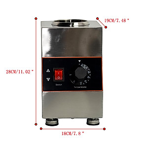 Commercial Electric Sauce Warmer Electric Cheese Sauce Warmer Hot Fudge Warmer Dispenser Cheese Dispenser Warmer with 1 Pump(110v/60Hz)