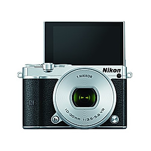 Nikon 1 J5 Mirrorless Digital Camera w/ 10-30mm PD-ZOOM Lens (Silver)
