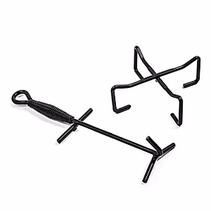 Folding Finish Camp Dutch Oven Lid Stand and Camp Cast Iron Dutch Oven Lid Lifter