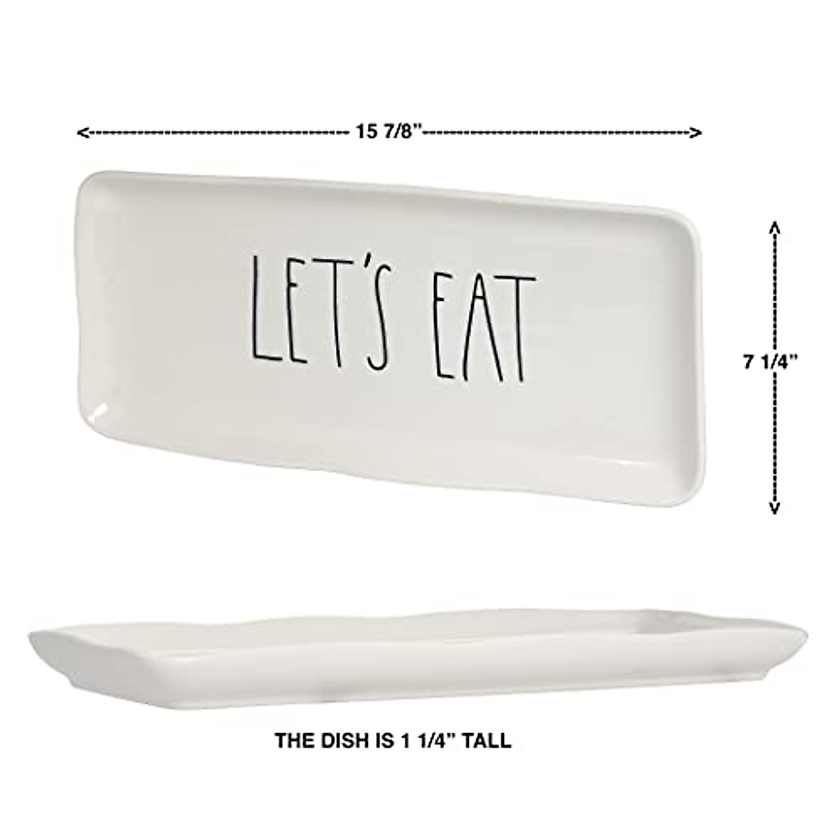 Servappetit Large Serving Platter - Ceramic - White