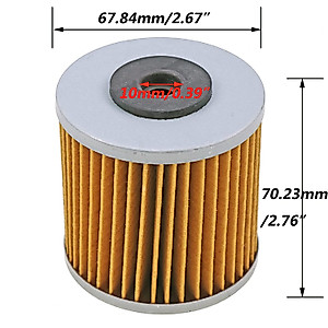 JEENDA X2 Transmission Filters Includes o-ring Compatible with Hydro Gear 71943 Ferris 5101987X2 5101987X2YP Scag HG71943 Bad Boy 063-1070-00 Gravely 21548300 ZT-5400 (2)