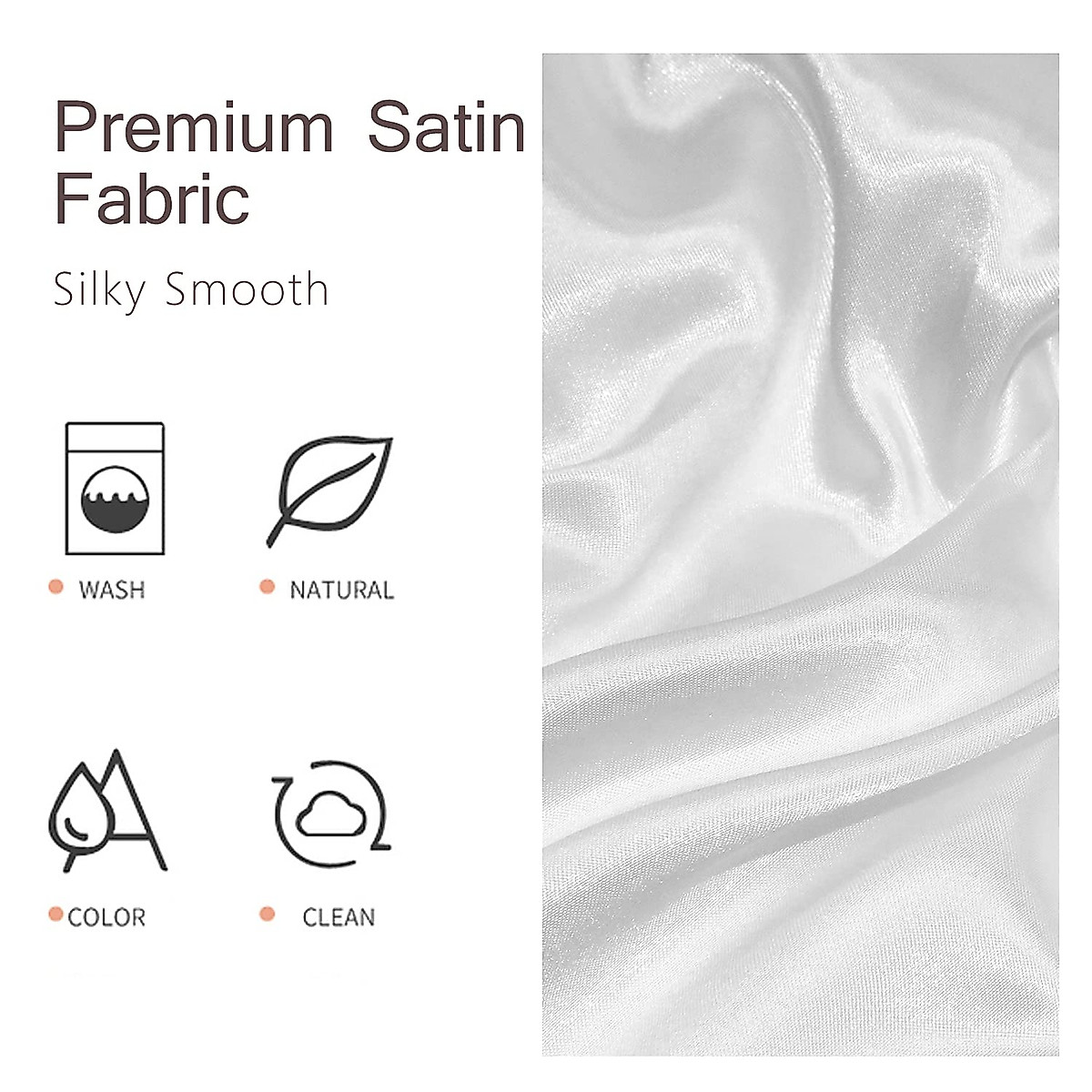 BlessLiving Satin Pillowcase for Hair and Skin Purple Unicorn Silk Pillow Shams with Envelope Closure Set of 2 Pack Slip Pillow Cases for Girls Women Gifts (Standard(20''x26''))