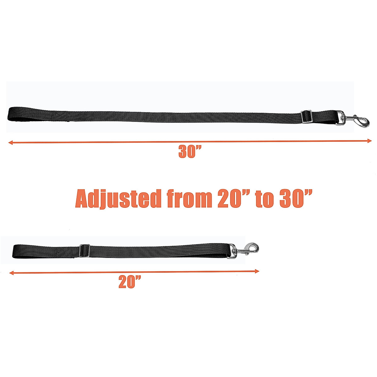 Loaged Adjustable Nylon Bucket Strap （5 Pack）- for Hay Nets, Water Buckets, Hanging Strap,Horse Outdoor Feeders,Heavy Duty Horse Water Feed, 30"