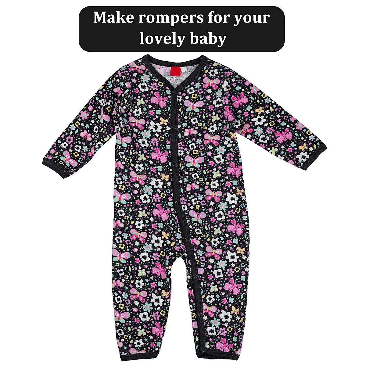 Jetec 1/2 Inch Double Fold Bias Tape Bias Binding Tape Wide Fold Cotton Tape for Sewing Seaming Hemming Piping Quilting Projects (Black,10 Yards)