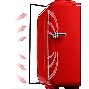 YAARN Small Fridge for Bedroom Beauty Refrigerator Facial Mask Skin Care Cosmetics Mini Refrigerator Ice Cream Beverage Mini Refrigerator Heat Preservation